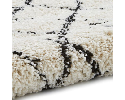 Eccentric Rug Black/ White- 160cm x 230cm – Owncomforts